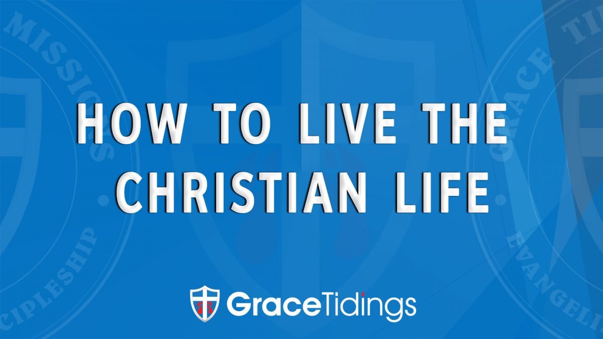 How to Live A Christian Life (Video) – Grace Tidings